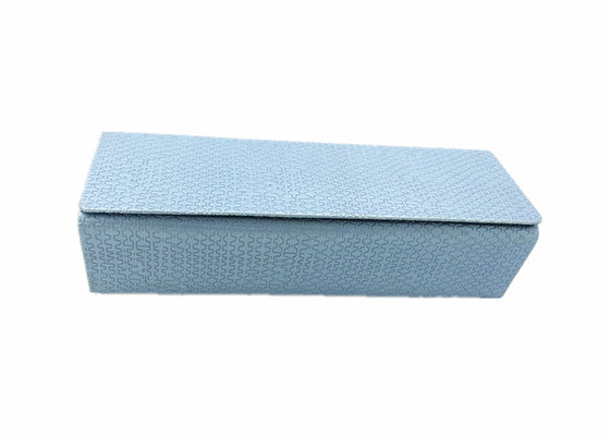 Blue Optical Glasses Case Handmade Hard Case Eyeglass Case With Curve Pattern supplier