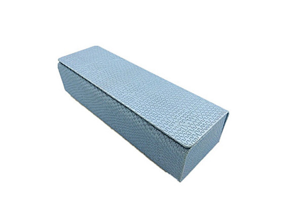 Blue Optical Glasses Case Handmade Hard Case Eyeglass Case With Curve Pattern supplier