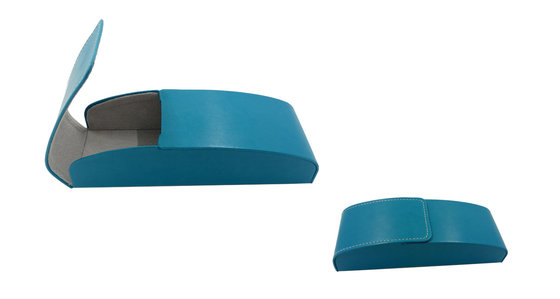 Customized Handmade Sunglasses Case, Glasses Case With Magnet Button supplier