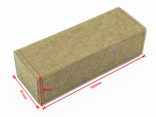 Foldable Handmade Sunglasses Case Box Made From Canvas Rectangular Shape supplier