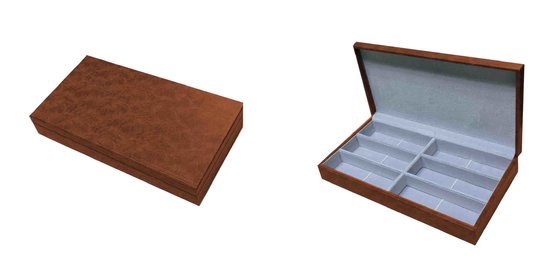 Multi Wood  Eyeglasses Display Packaging Box Glasses Storage Tray supplier