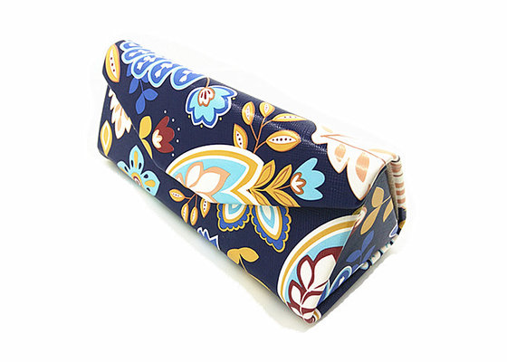 Colorful Custom Sunglass Case PU Foldable Fits For Home And Travel supplier