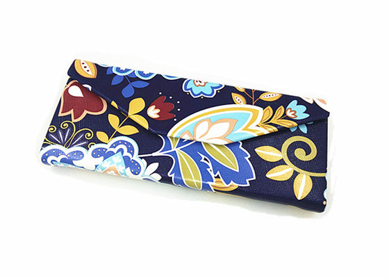 Colorful Custom Sunglass Case PU Foldable Fits For Home And Travel supplier