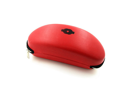 Big Size Red PU Glasses Holder Eva Hard Case For Sunglasses / Eyewear supplier