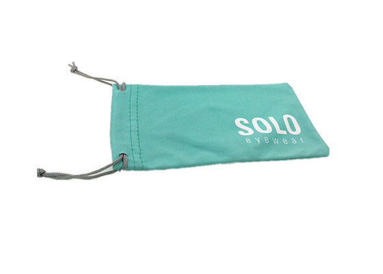 Custom Printed And Size Microfiber Pouch For Sunglasses / Eyeglasses supplier