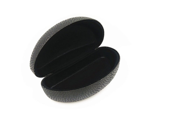 Black Large Custom Sunglass Case High End Vintage PU Leather Elegant Style supplier