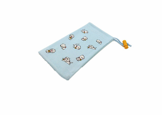 Fresh Blue Glasses Pouch Case Cute Kids Safety Microfiber Glasses Pouch supplier