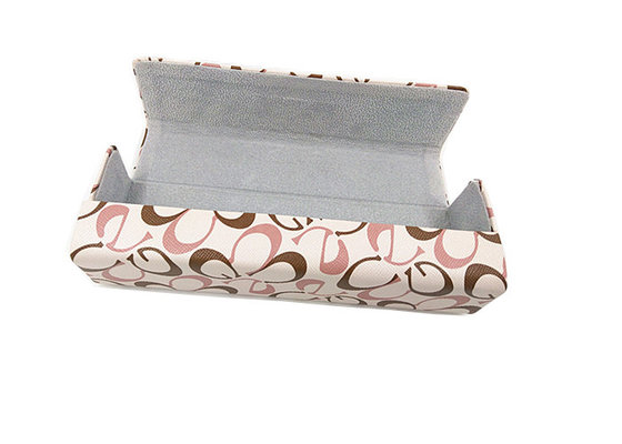 Clamshell Optical Hard Case For Sunglasses Handmade PU With Letter Pattern supplier