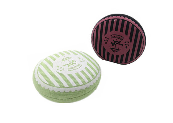 Logo Printing Canvas Contact Lens Holder Case Round Shape With Tweezer supplier