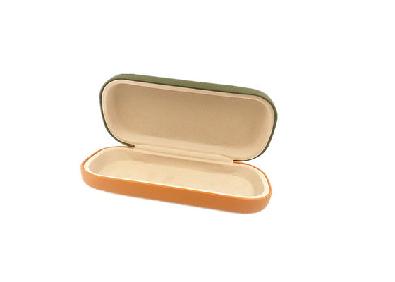Fox Embroidery Covered Kids Eyeglass Case Clam Shell Style PU Kids Glasses Case supplier