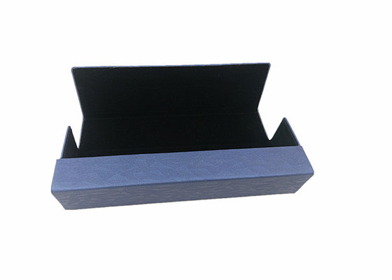 Rectangle Iron Optical Glasses Case Dark Blue Handmade Eyeglass Case supplier