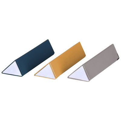 Multifunction PU Handmade Folding Eyeglass Case Triangle Metal Sunglasses Case Box supplier