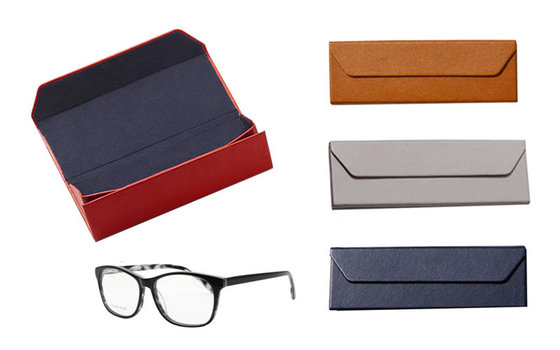 Custom Optical Eyeglasses Case PVC Eyewear Case Foldable Glasses Case Box supplier