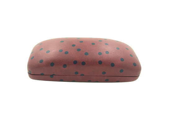 Black Doll PU Leather Custom Sunglass Case For Women 162 * 71 * 57mm supplier