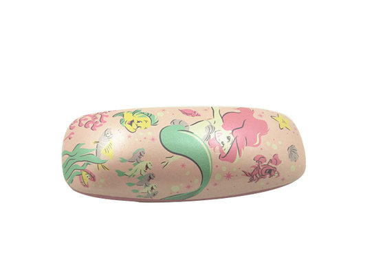 Fairy Tale Leather Pink Kids Eyeglass Case With Hot-Stamped Logo supplier