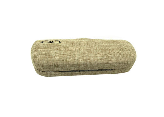 Indie Hipster Linen Hard Eyeglass Case , Optical Glasses Case supplier