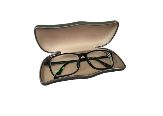 Aluminum Custom Color Hard Eyeglass Cases For Men , Light Weight Optical Glasses Case supplier