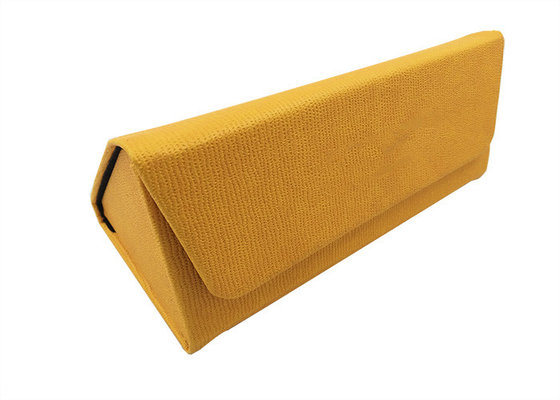 Portable Handmade Custom Sunglass Case Embossed Leather Material supplier