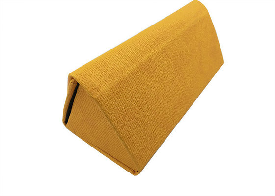 Portable Handmade Custom Sunglass Case Embossed Leather Material supplier