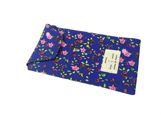 Fashion Polyester Reading Glasses Pouch Case Blue / Black / Yellow supplier