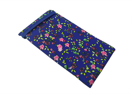 Fashion Polyester Reading Glasses Pouch Case Blue / Black / Yellow supplier