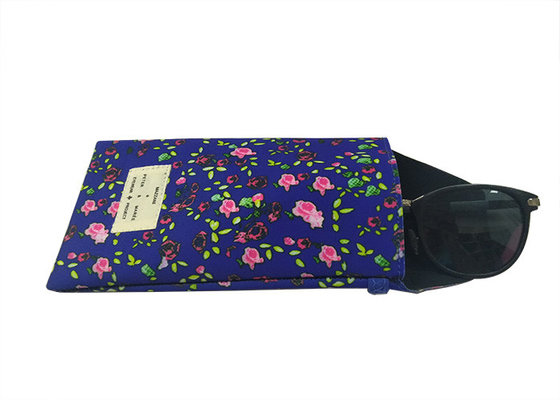 Fashion Polyester Reading Glasses Pouch Case Blue / Black / Yellow supplier