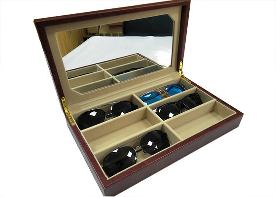 Vintage Handmade Eyewear Display Case / 6 Pairs Sunglasses Display Box supplier