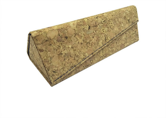 Eco-friendly Leather Foldable Eyeglass Case With Custom Logo supplier