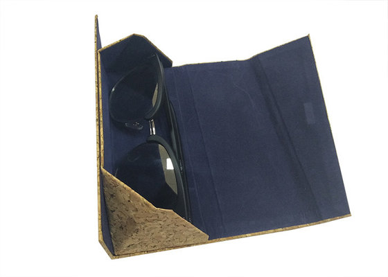 Eco-friendly Leather Foldable Eyeglass Case With Custom Logo supplier
