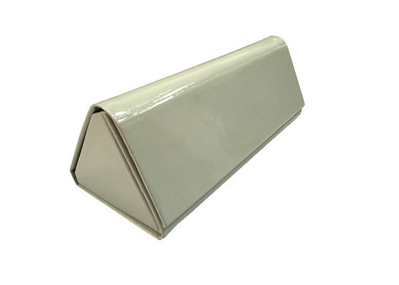 Bright Leather Foldable Sunglasses Case / Portable Hard Eyeglass Case supplier