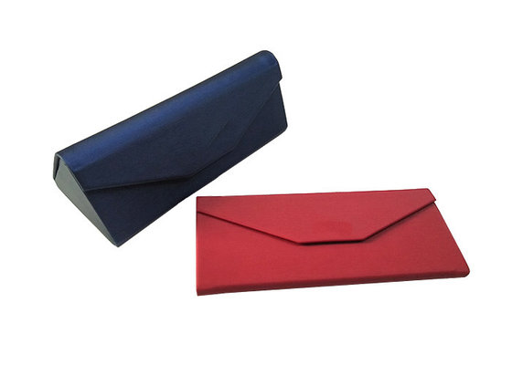 Custom Drawing Lines Leather Eyeglasses Box Folding Sunglasses Case supplier