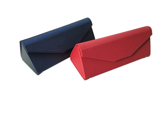 Custom Drawing Lines Leather Eyeglasses Box Folding Sunglasses Case supplier
