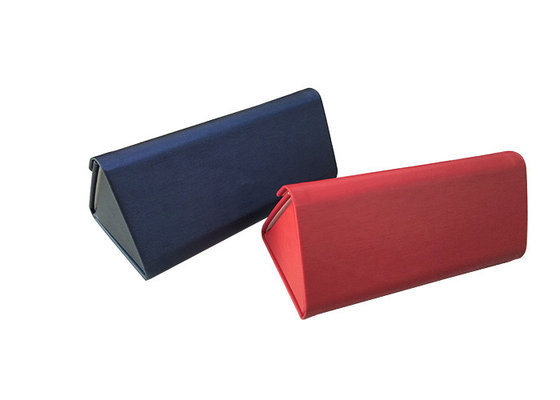Custom Drawing Lines Leather Eyeglasses Box Folding Sunglasses Case supplier