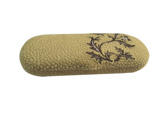 Slim Plush Embroidery Hard Durable Optical Glasses Case Reading Eyeglasses Box supplier
