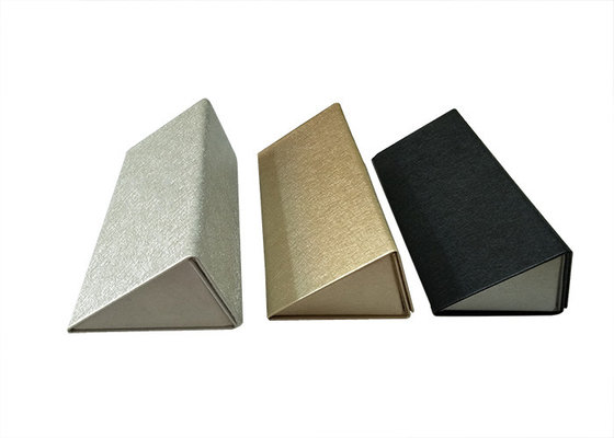 PVC Leather Foldable Triangular Sunglasses Case Eyewear Case Packaging Box supplier