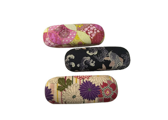 Classical Beauty Optical Glasses Case Japanese Flower Cloth Eyeglasses Case Box supplier