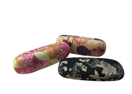 Classical Beauty Optical Glasses Case Japanese Flower Cloth Eyeglasses Case Box supplier