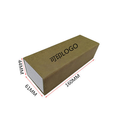 Recycle Material Washed Kraft Paper Folding Sun Glasses Case Box Packaging supplier