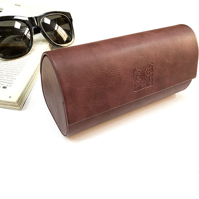Custom Big Size Retro Leather Hard Sunglasses Case Protector Holder Box supplier