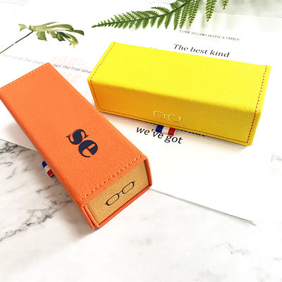 Factory New Design Eco-Friendly Top Quality Handmade Canvas Folding Sunglasses Case supplier