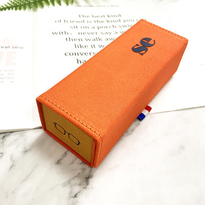 Factory New Design Eco-Friendly Top Quality Handmade Canvas Folding Sunglasses Case supplier