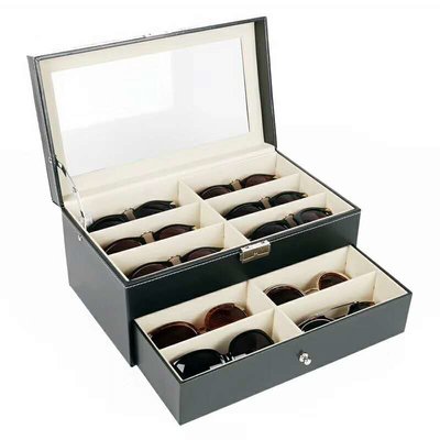 Transparent Skylight Multi Glasses Display Box Sunglasses Storage Case supplier