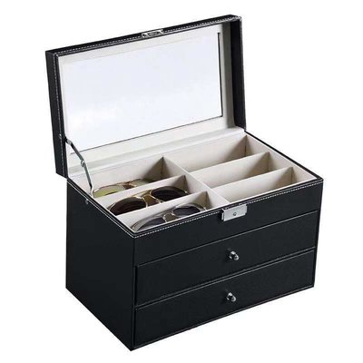 Transparent Skylight Multi Glasses Display Box Sunglasses Storage Case supplier