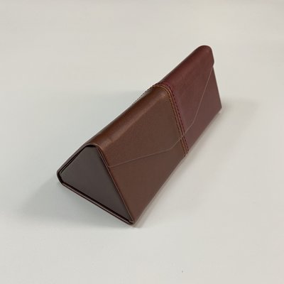 New Design eyeglasses case PU splicing foldable sunglasses case supplier
