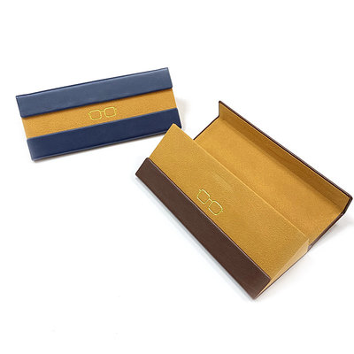 Custom Gold Stamping Folding Sunglasses case portable glasses bag supplier
