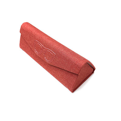 Customized printed manufacturer soft linen reading eyeglasses case supplier