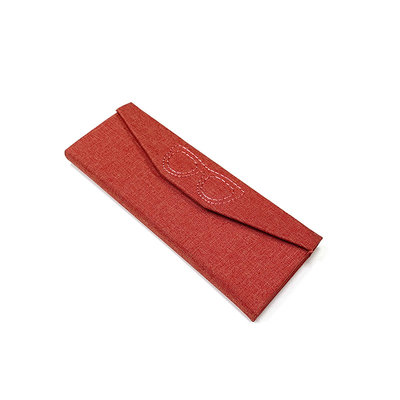 Customized printed manufacturer soft linen reading eyeglasses case supplier