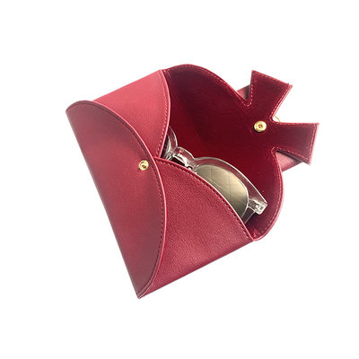 PU Leather Sunglasses Pouch Bag Eyeglasses Case Cover Solid Soft Glasses Holder supplier