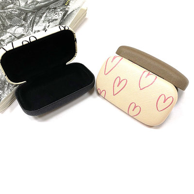 New customized print PU lens case portable travel contact len case supplier