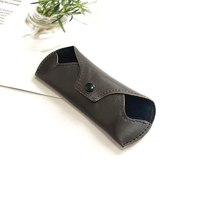 Retro PU optical glassese handmade eyeglasses Optical Case Carrying Eyewear bag Luxury PU Case supplier